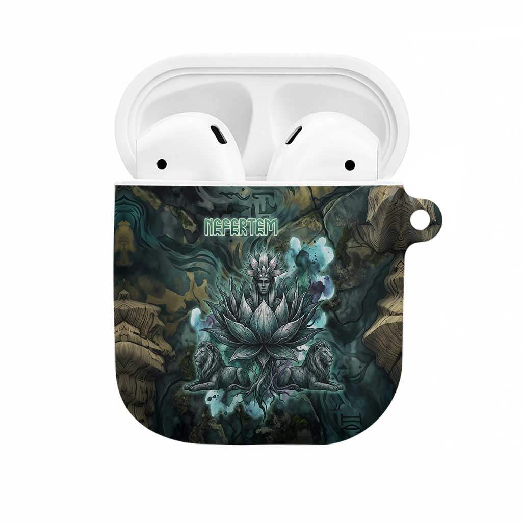 Nefertem AirPods Case Primordial Bloom Lotus Mystical Lion Cosmic ...