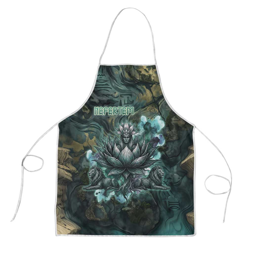 Nefertem Apron Primordial Bloom Lotus Mystical Lion Cosmic Egyptian by ...