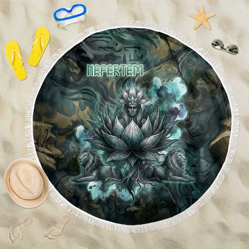 Nefertem Beach Blanket Primordial Bloom Lotus Mystical Lion Cosmic ...