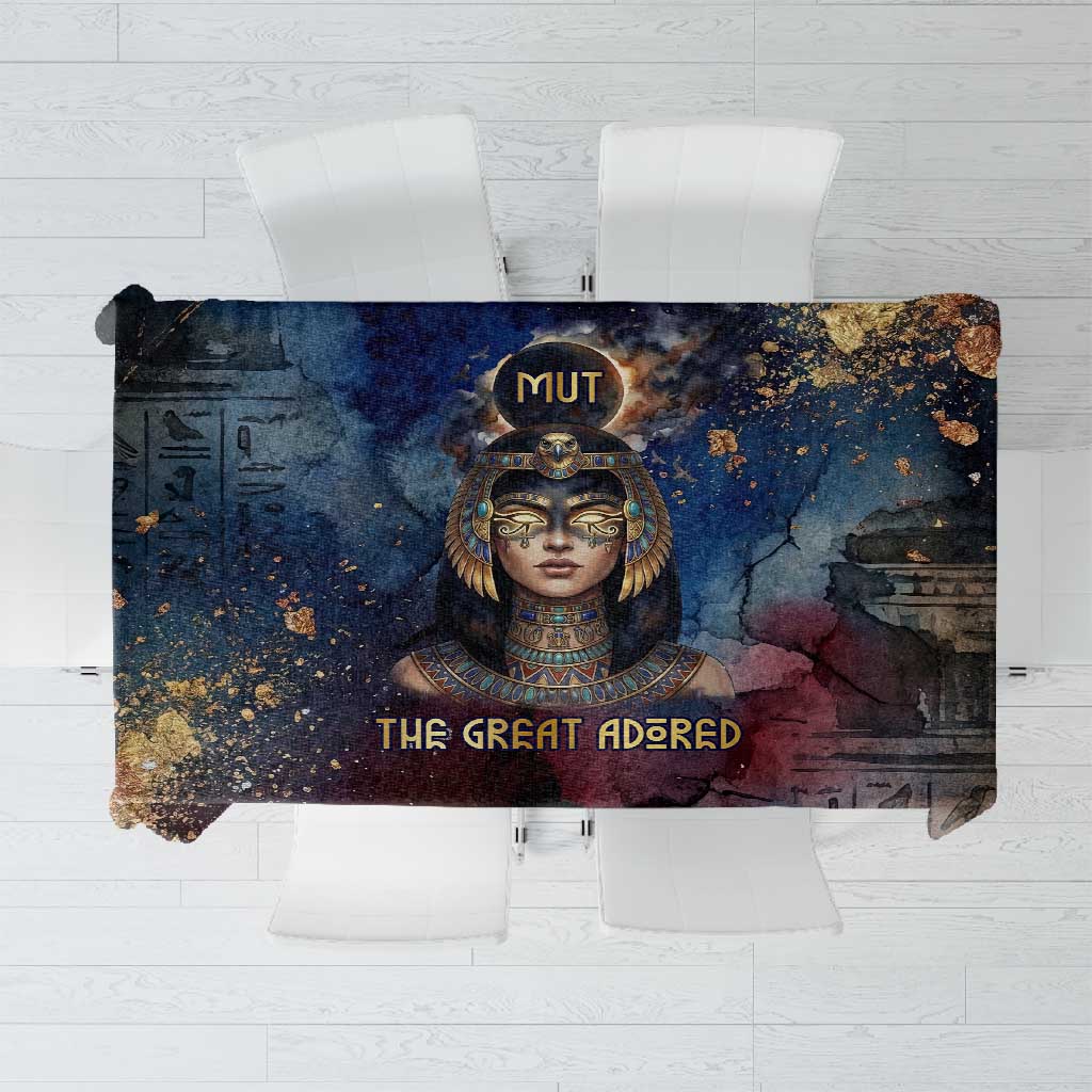 Mut Tablecloth The Lioness of Thebes Egyptian Goddess Cosmic Crown ...
