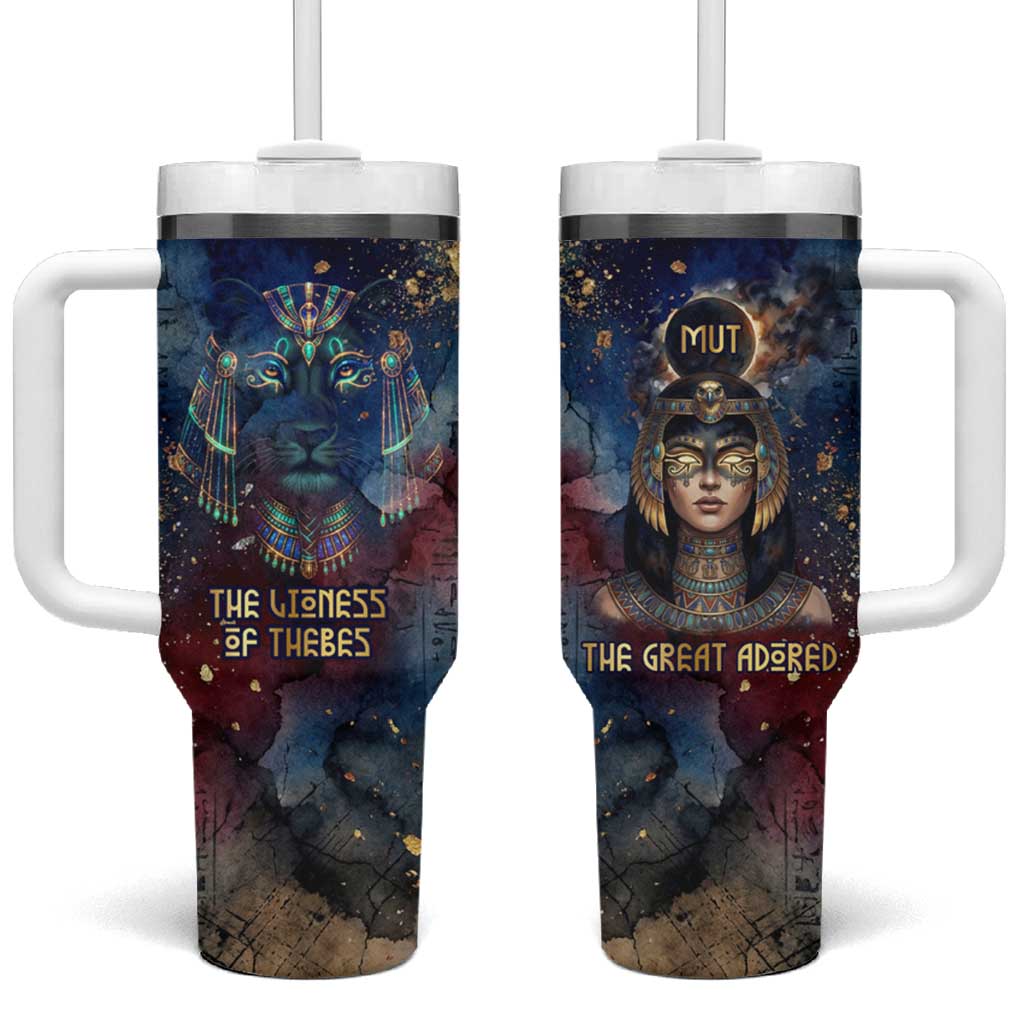 Mut Tumbler With Handle The Lioness of Thebes Egyptian Goddess Cosmic ...