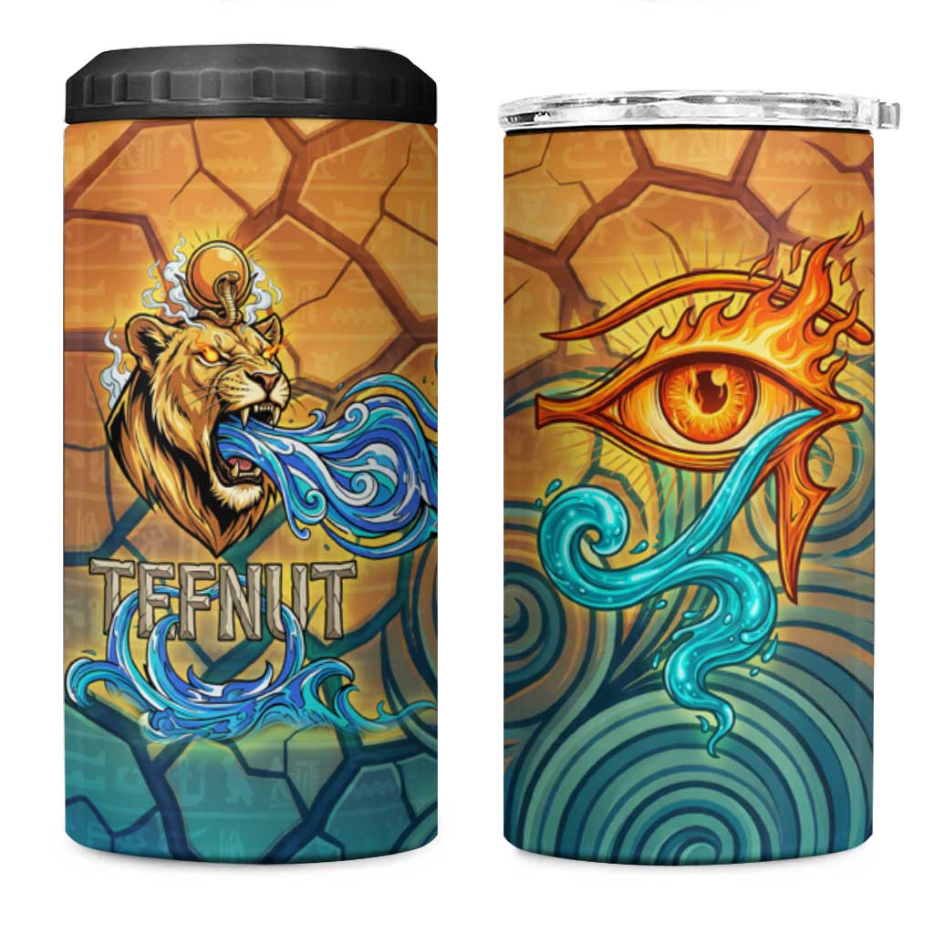 Egyptian Tefnut Fiery Eye 4 in 1 Can Cooler Tumbler with Roaring Lion ...