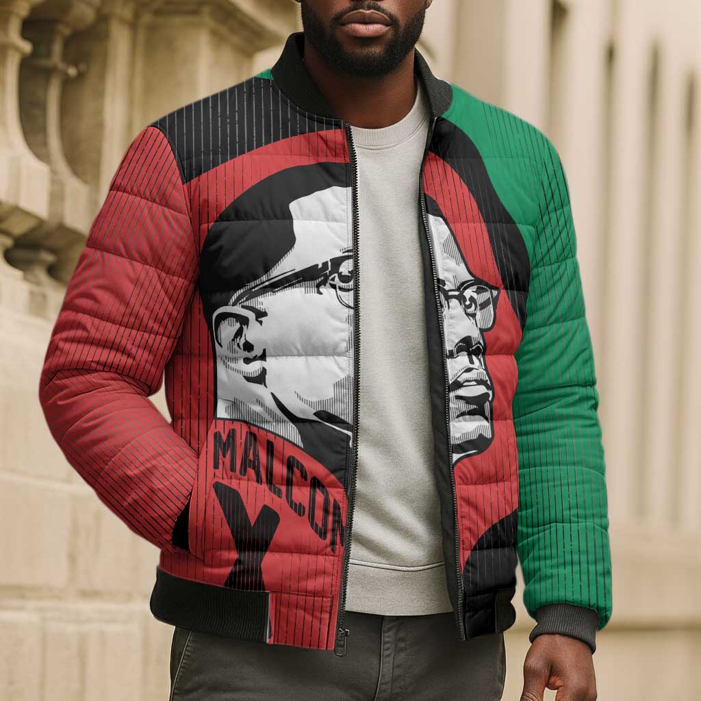 Malcolm X Bomber Puffer Jacket Truth Is on the Side of the Oppressed ...