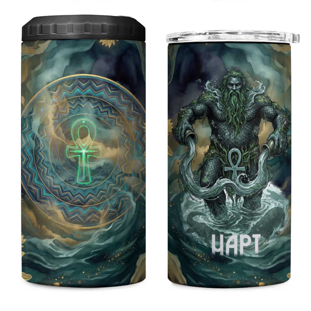 Egyptian Hapi 4 in 1 Can Cooler Tumbler God of the Nile Ankh Symbol ...