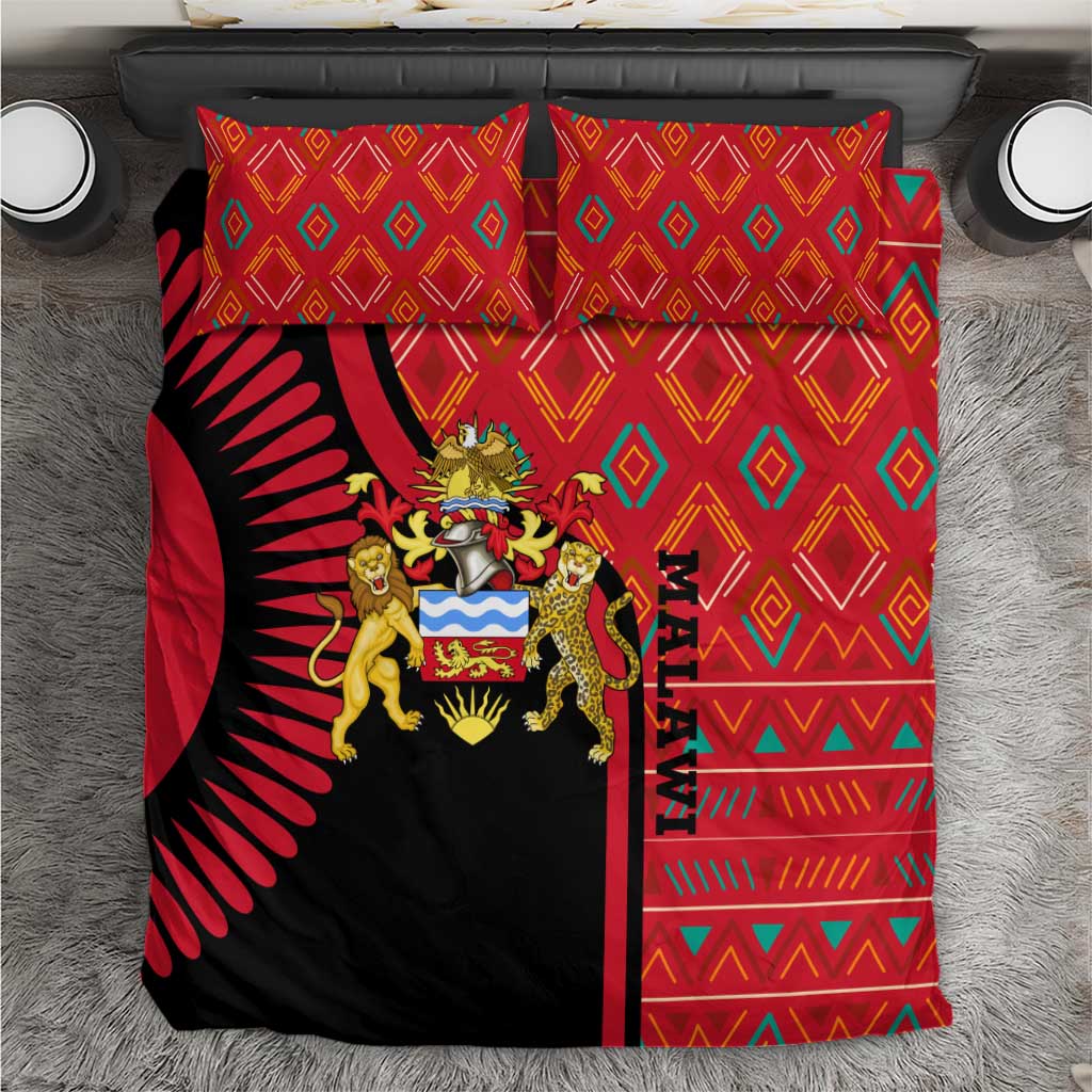 Malawi Patterns African Bedding Set Blended with Flag Colors and ...