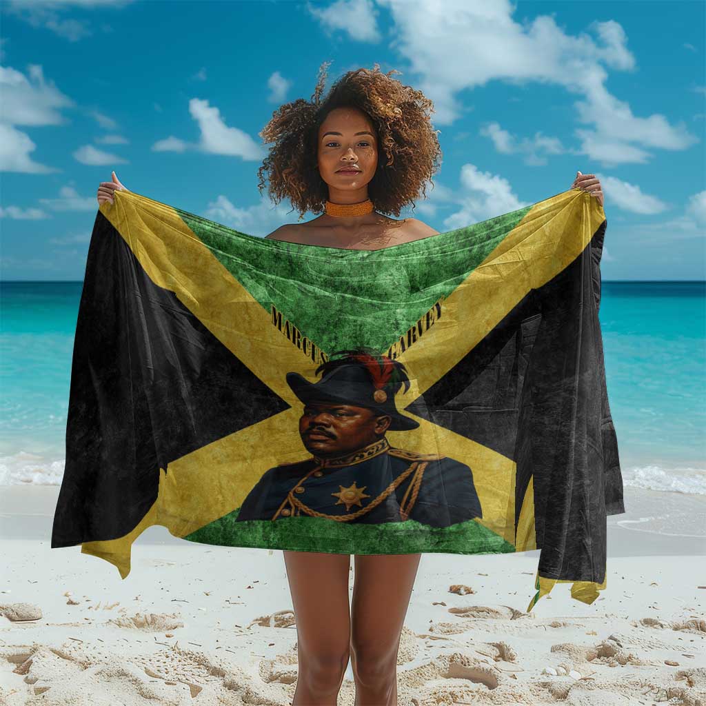 Marcus Garvey Sarong Jamaican Flag Theme African Fist Civil Rights ...
