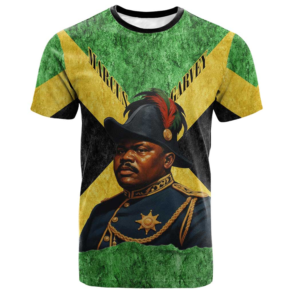 Marcus Garvey T shirt Jamaican Flag Theme African Fist Civil Rights ...