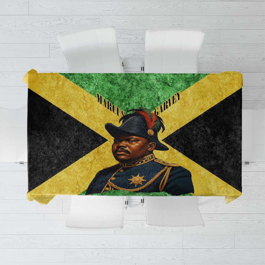 Marcus Garvey Tablecloth Jamaican Flag Theme African Fist Civil Rights ...
