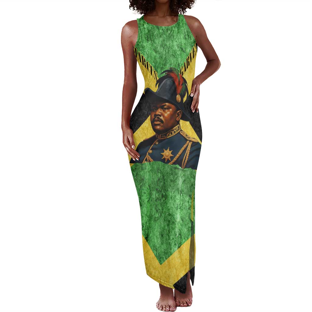 Marcus Garvey Tank Maxi Dress Jamaican Flag Theme African Fist Civil ...