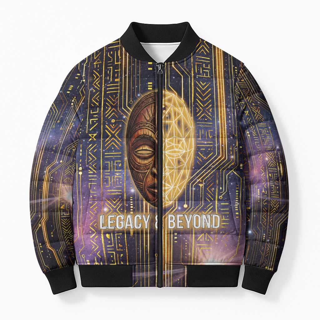 Afrofuturism Legacy Beyond Bomber Puffer Jacket African Astronaut ...