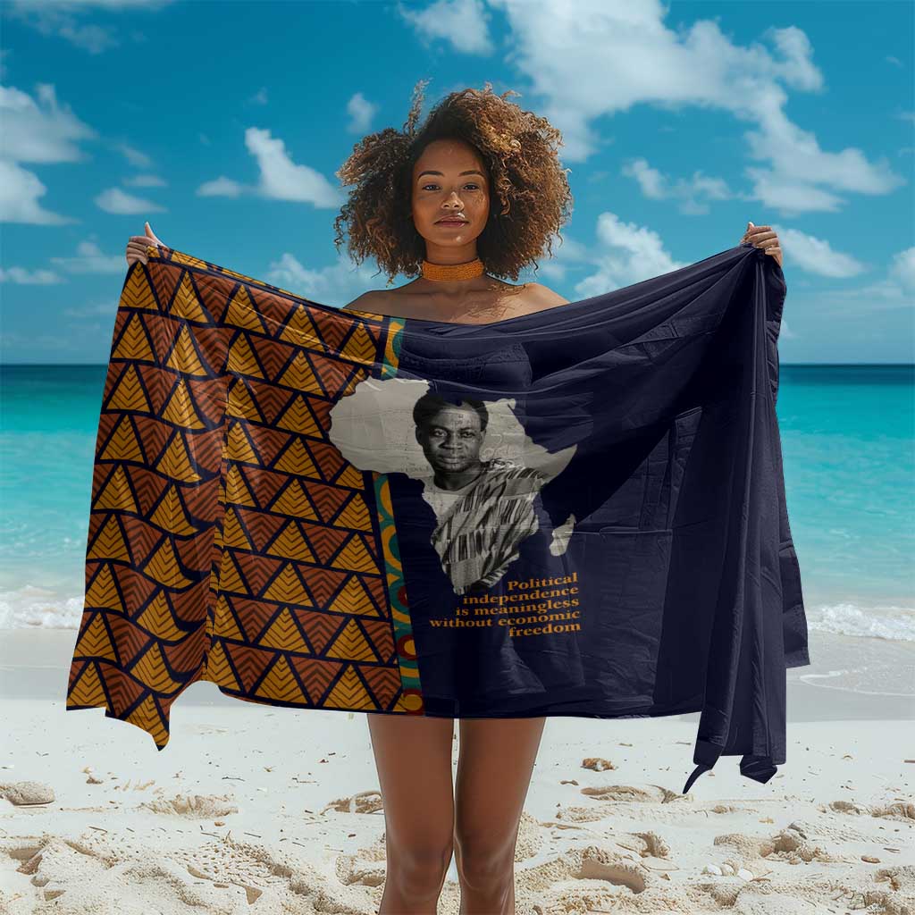 Kwame Nkrumah Ghana Sarong African Map Pattern Design and Economic ...