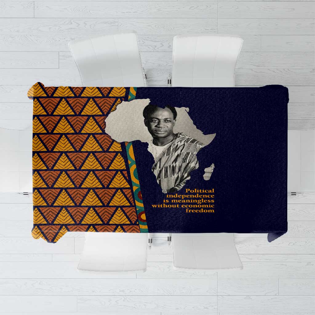 Kwame Nkrumah Ghana Tablecloth African Map Pattern Design and Economic ...