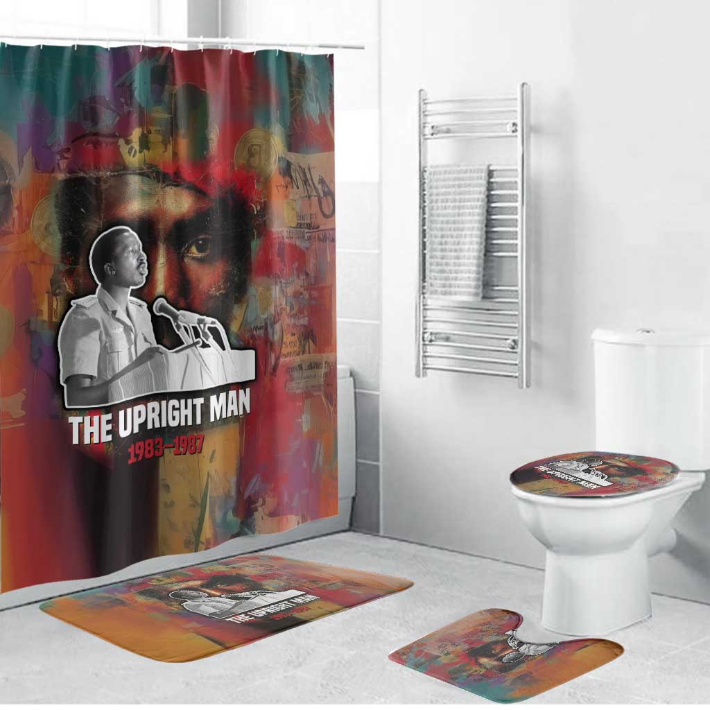 Thomas Sankara Burkina Faso Bathroom Set with Bold Portrait and The ...