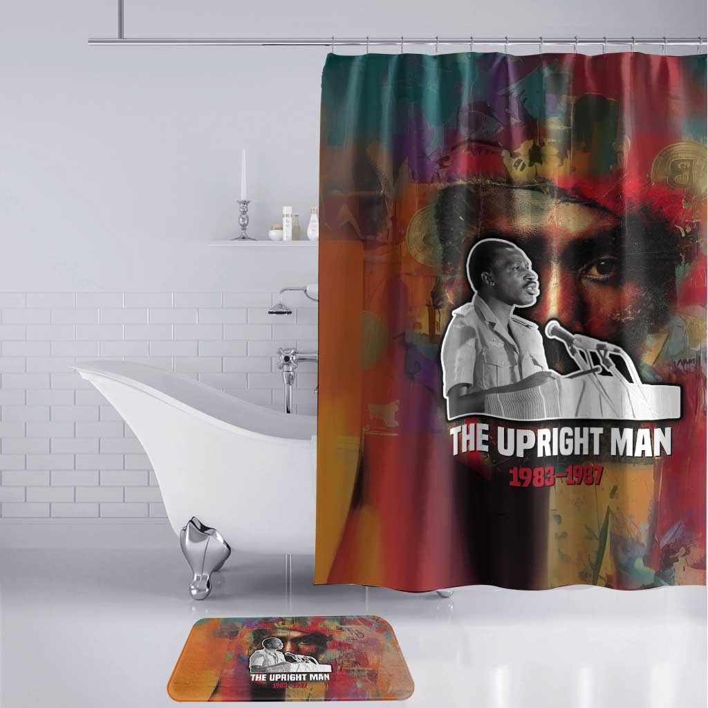 Thomas Sankara Burkina Faso Bathroom Set with Bold Portrait and The ...