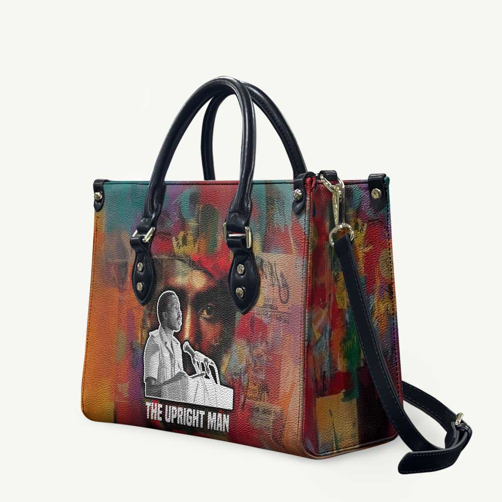 Thomas Sankara Burkina Faso Leather Bag with Bold Portrait and The ...