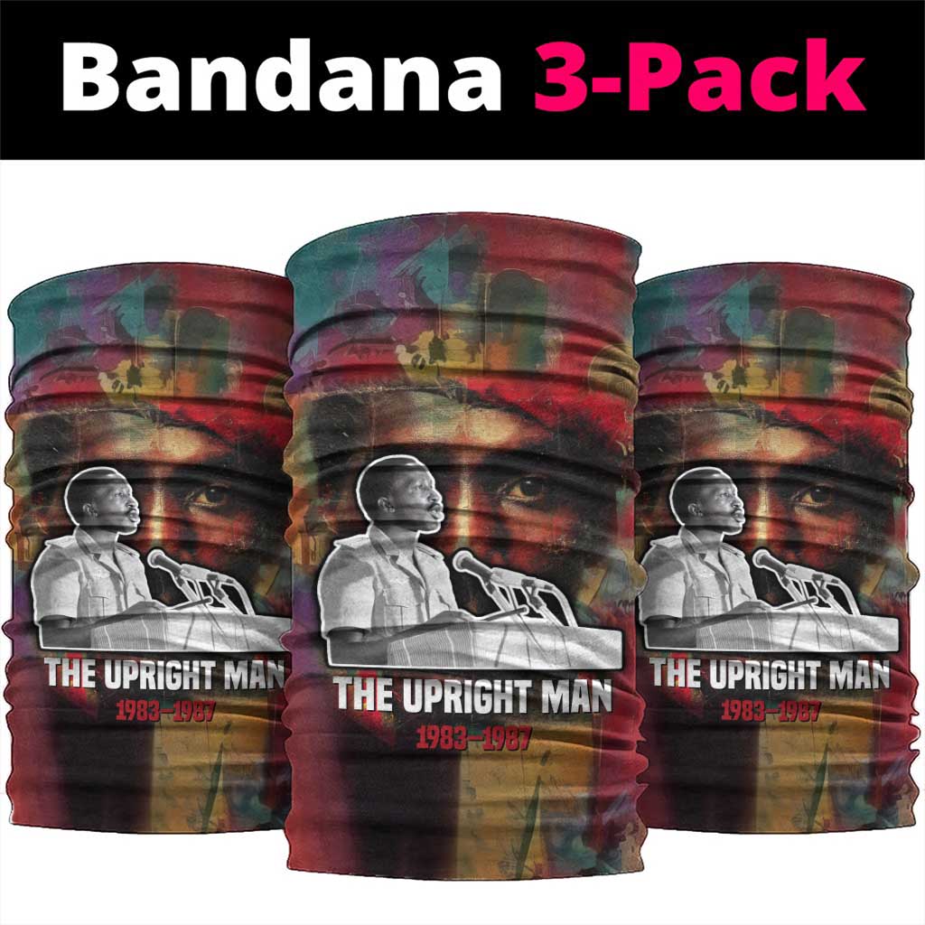 Thomas Sankara Burkina Faso Neck Gaiter with Bold Portrait and The ...
