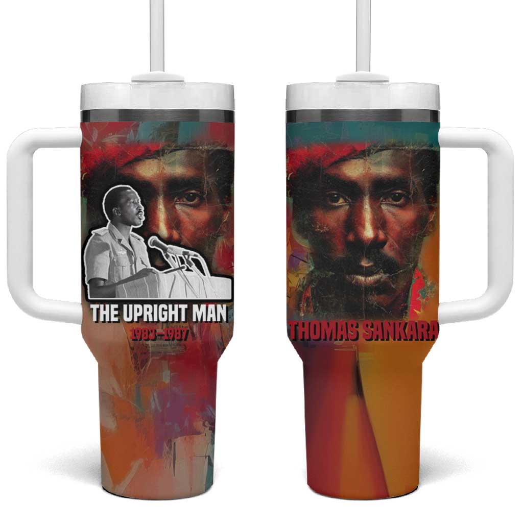 Thomas Sankara Burkina Faso Tumbler With Handle with Bold Portrait and ...