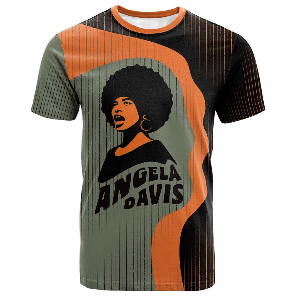 Angela Davis T Shirts - Premium African Heritage Apparel - African Pride