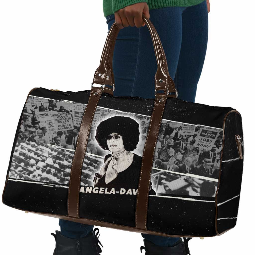 Angela Davis Travel Bag Protest Design Liberating Minds and Society ...