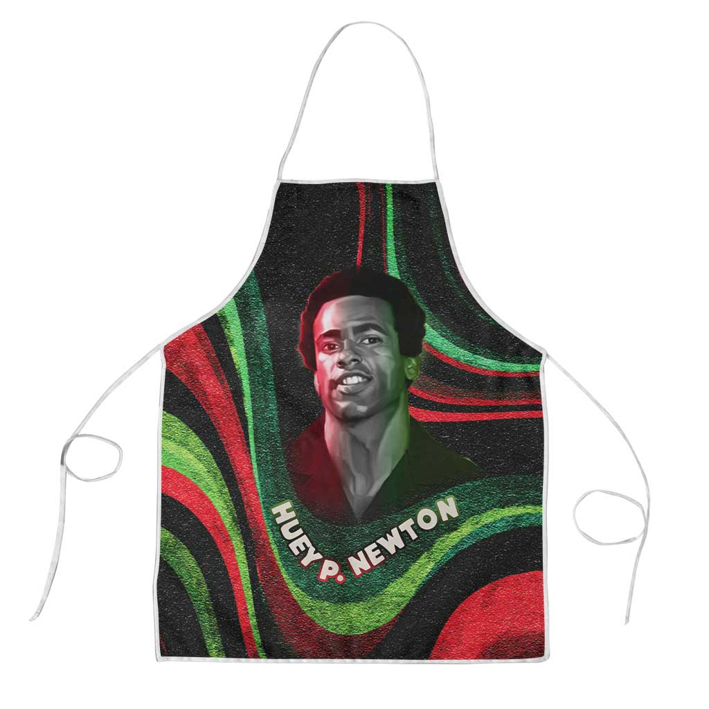 Huey P. Newton Apron Swirl Design Black Panther Party Symbol ...