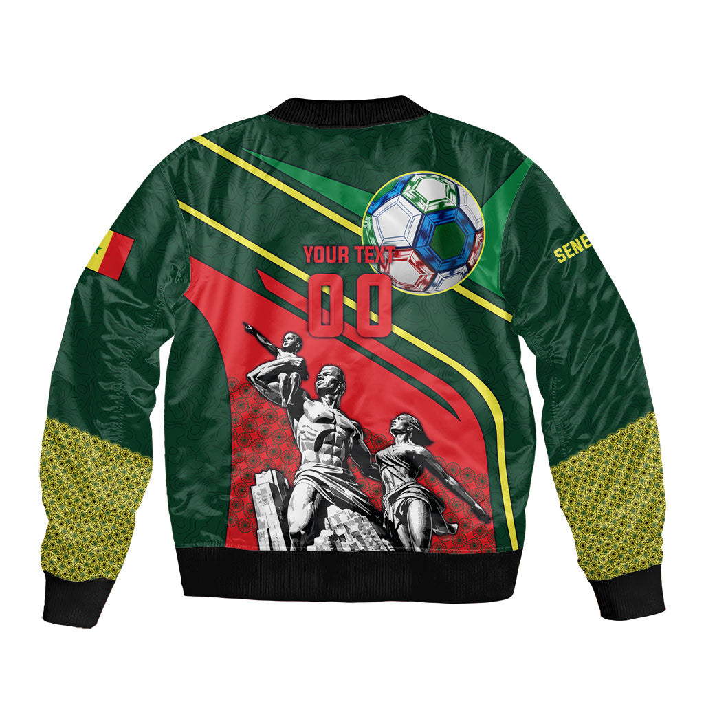 Custom Senegal Champions Football 2026 Bomber Jacket Teranga Lions G.O ...
