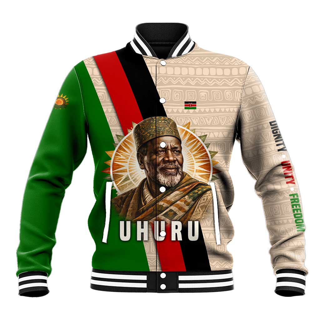 Jomo Kenyatta Baseball Jacket Uhuru and Kenyan Heritage Quote Tribute ...