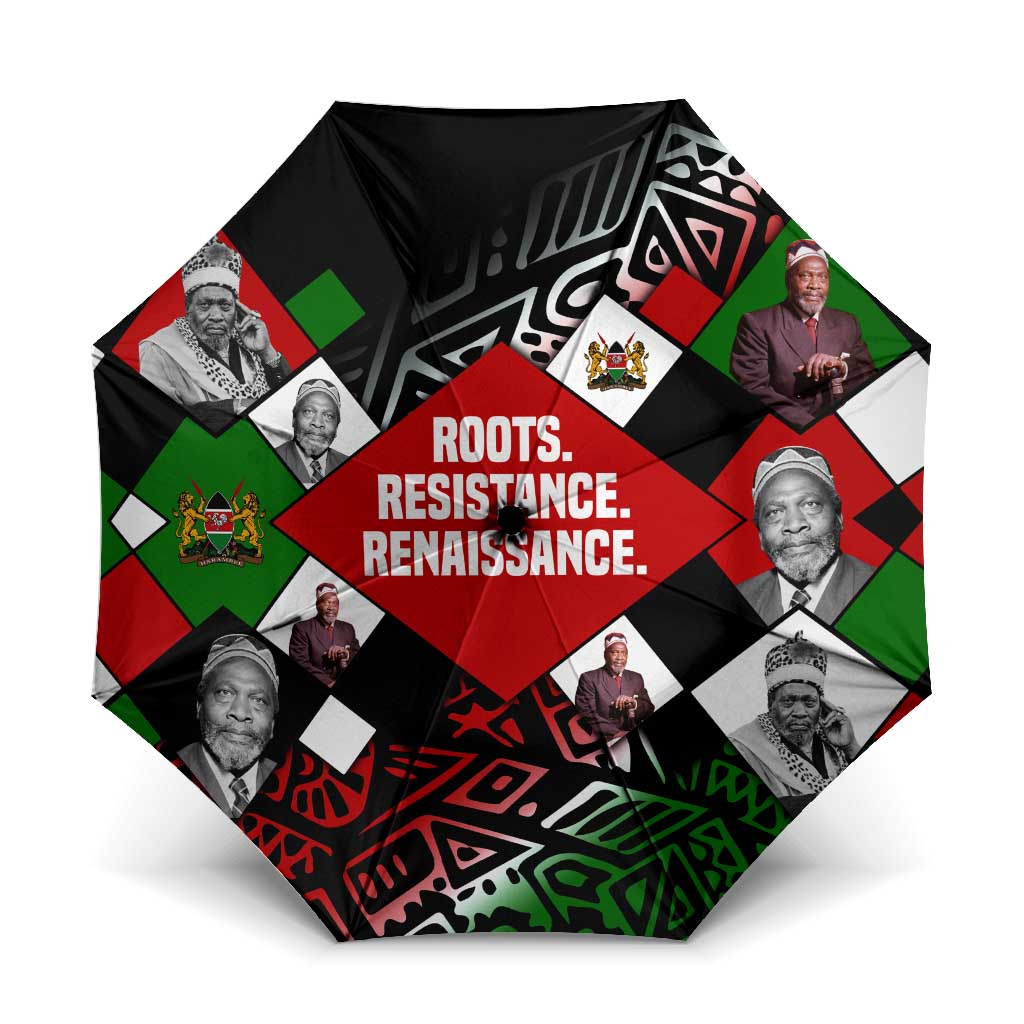 Jomo Kenyatta Umbrella with Roots Resistance Renaissance and Kenyan ...