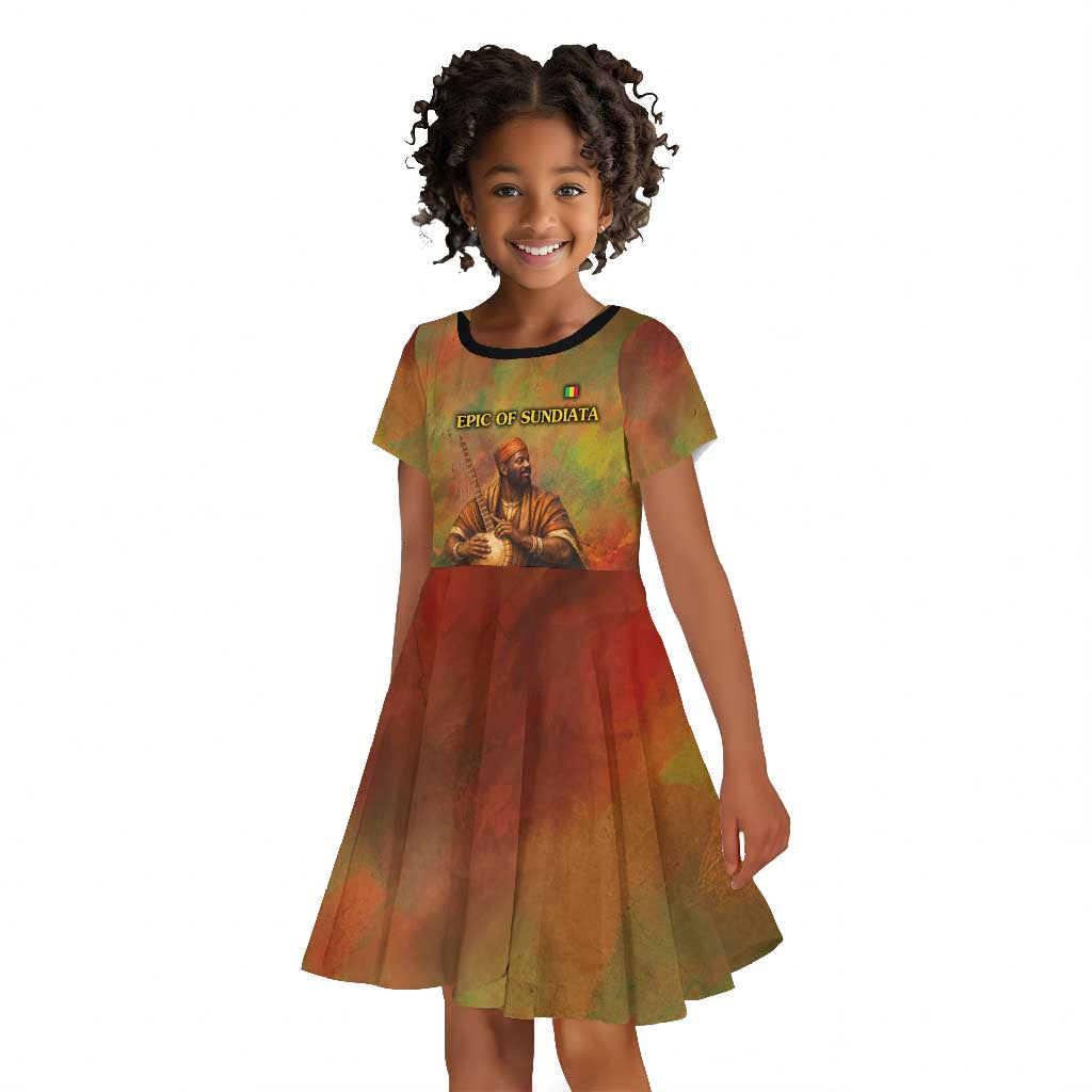 Sundiata Keita Kid Short Sleeve Dress Griot Storytelling Scene, Epic of ...