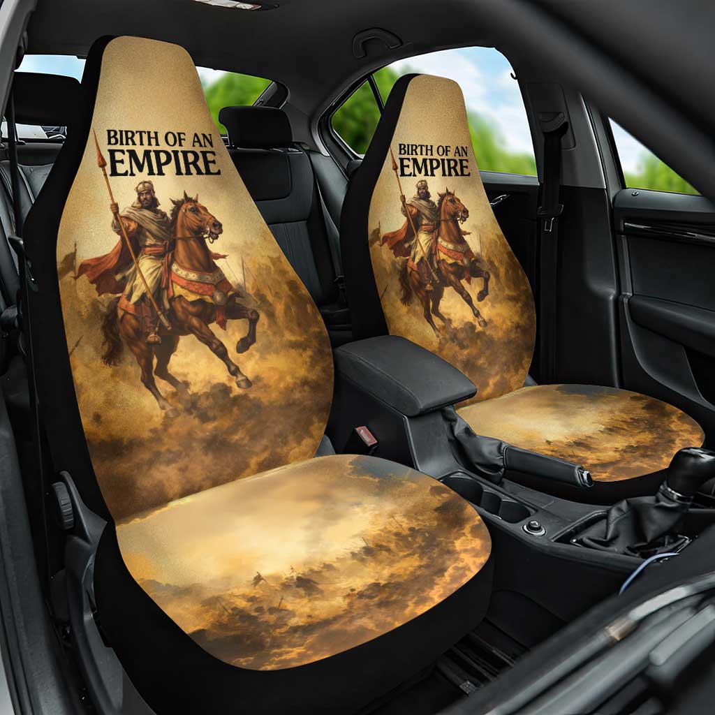 Sundiata Keita Car Seat Cover with Kirina 1235 Battle Map, Horseback ...