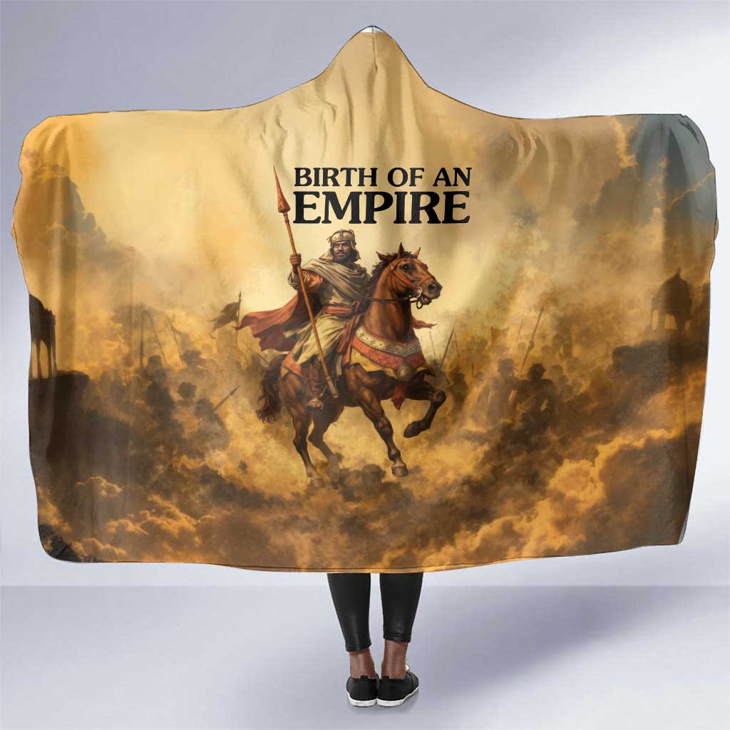 Sundiata Keita Hooded Blanket with Kirina 1235 Battle Map, Horseback ...