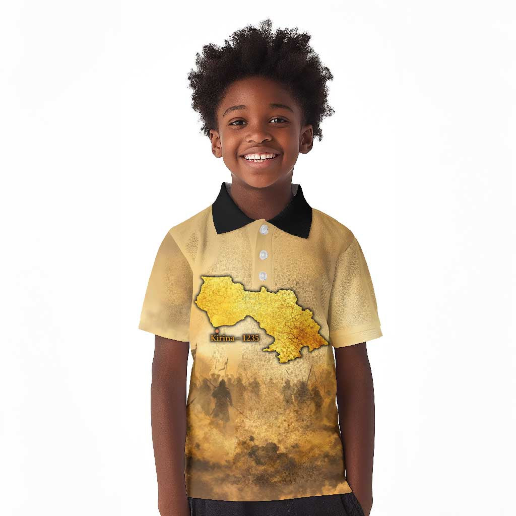 Sundiata Keita Kid Polo Shirt with Kirina 1235 Battle Map, Horseback ...