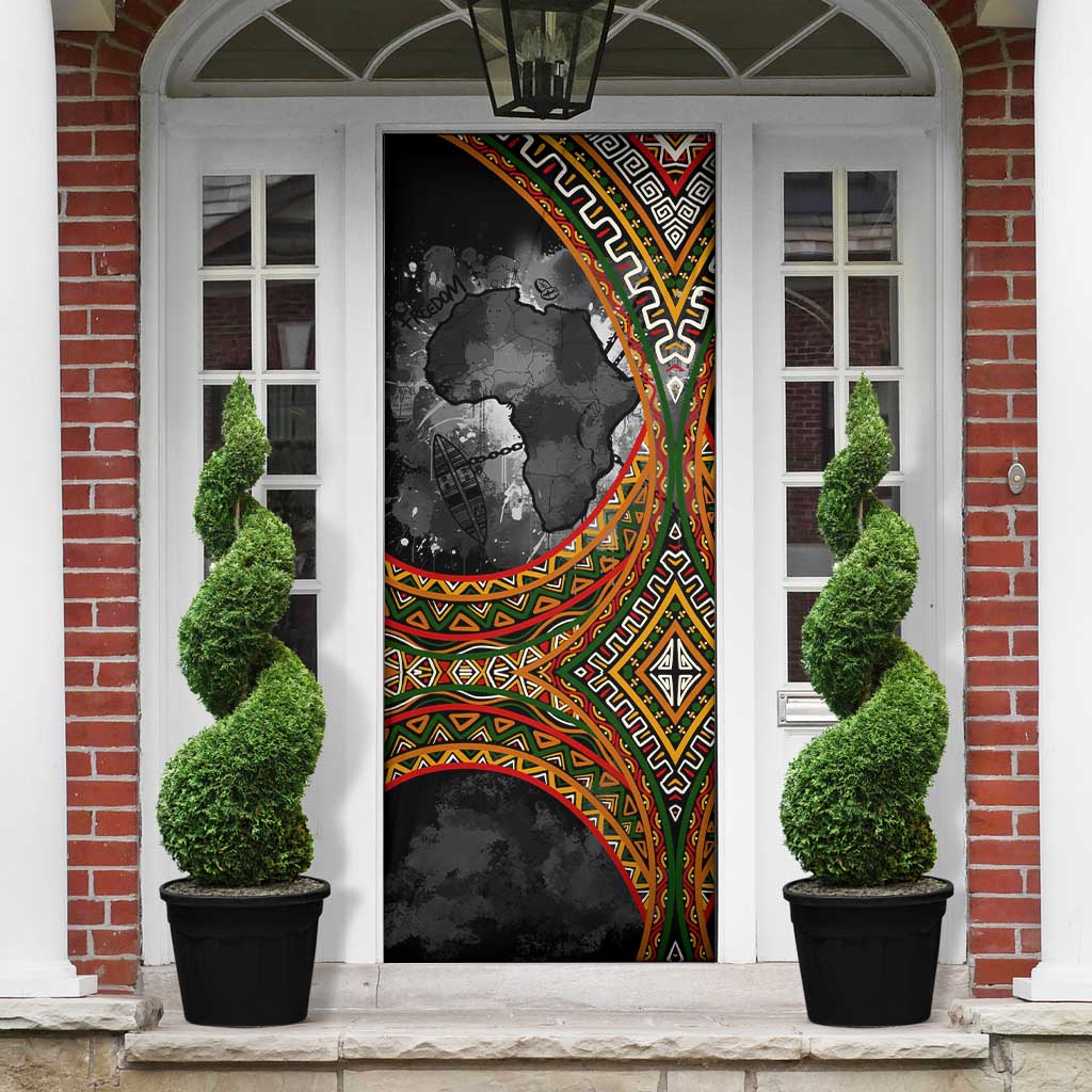 Amilcar Cabral Door Cover African Map with Chains Freedom Theme ...