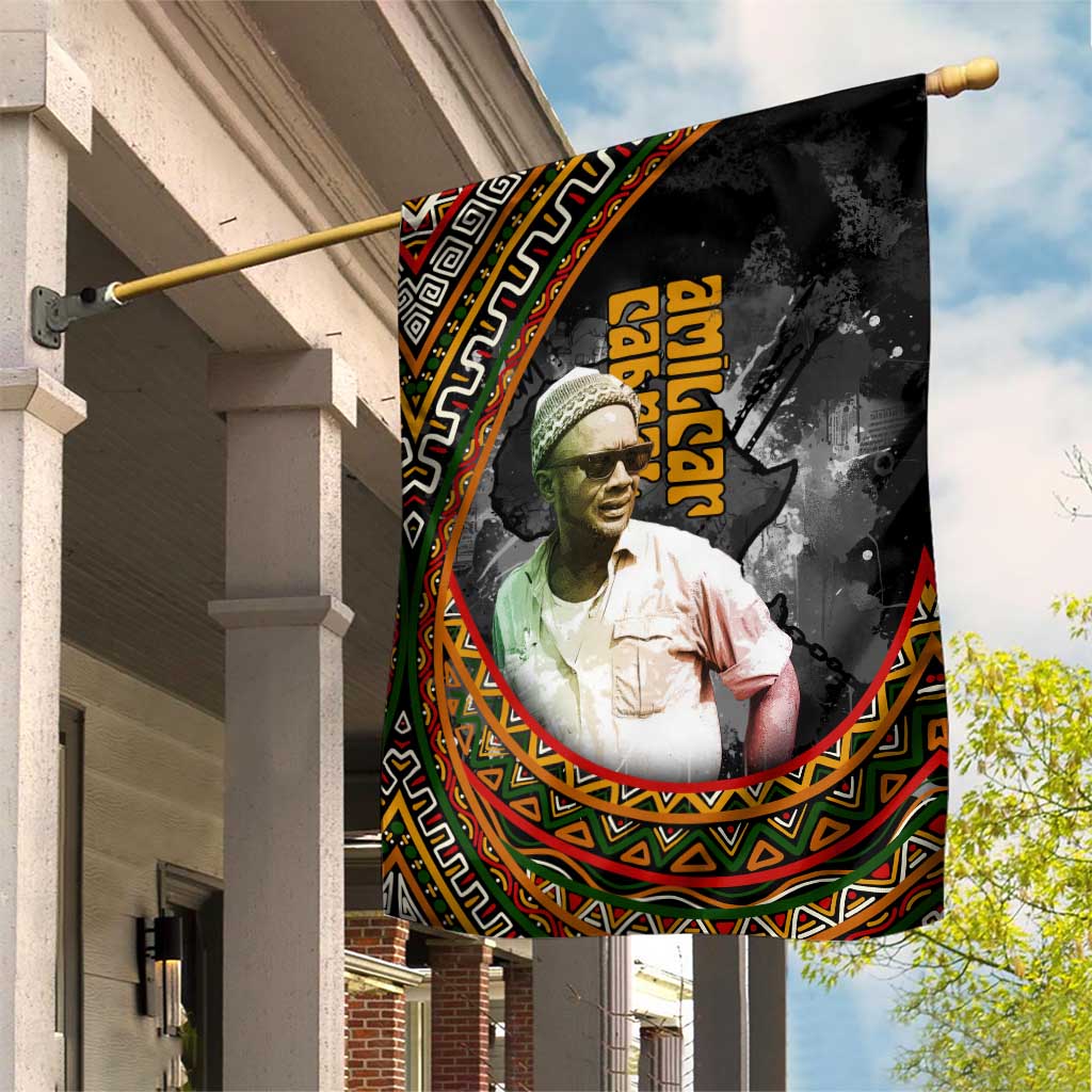 Amilcar Cabral Garden Flag African Map with Chains Freedom Theme ...
