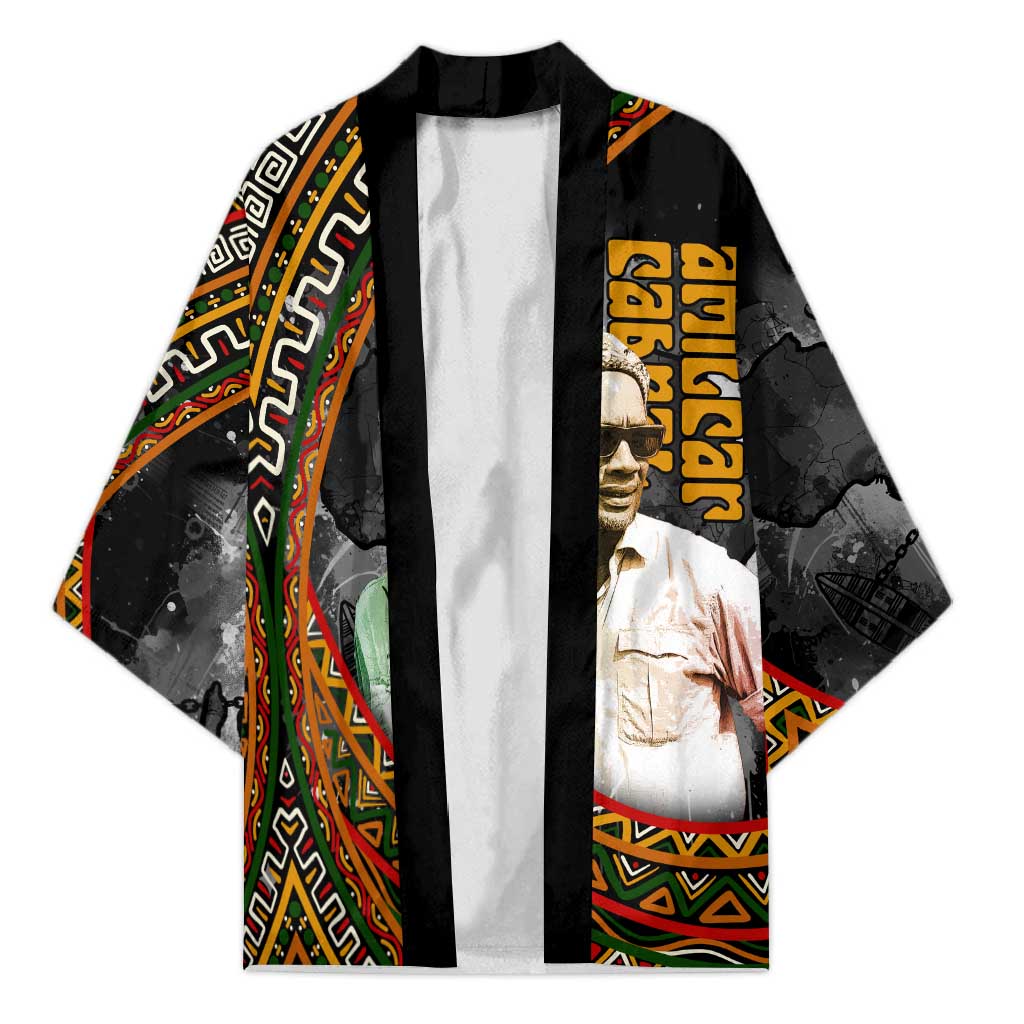 Amilcar Cabral Kimono African Map with Chains Freedom Theme ...