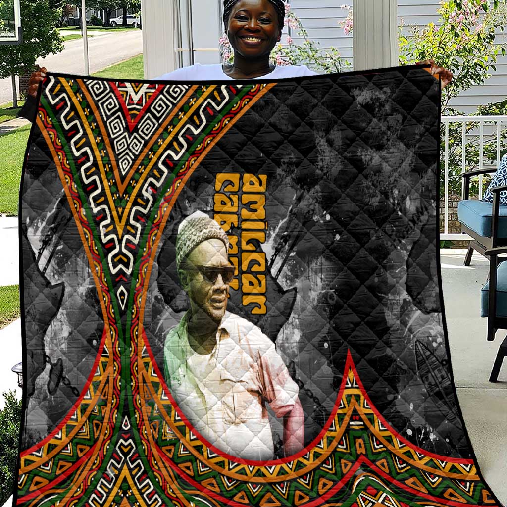Amilcar Cabral Quilt African Map with Chains Freedom Theme ...