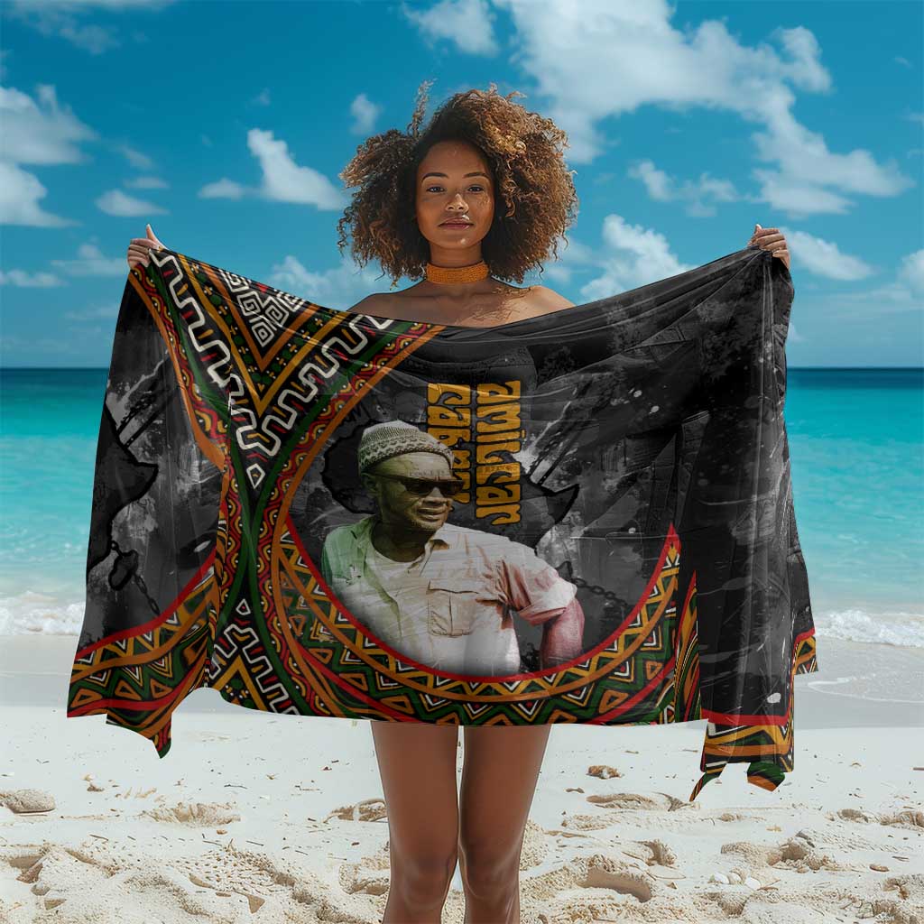 Amilcar Cabral Sarong African Map with Chains Freedom Theme ...