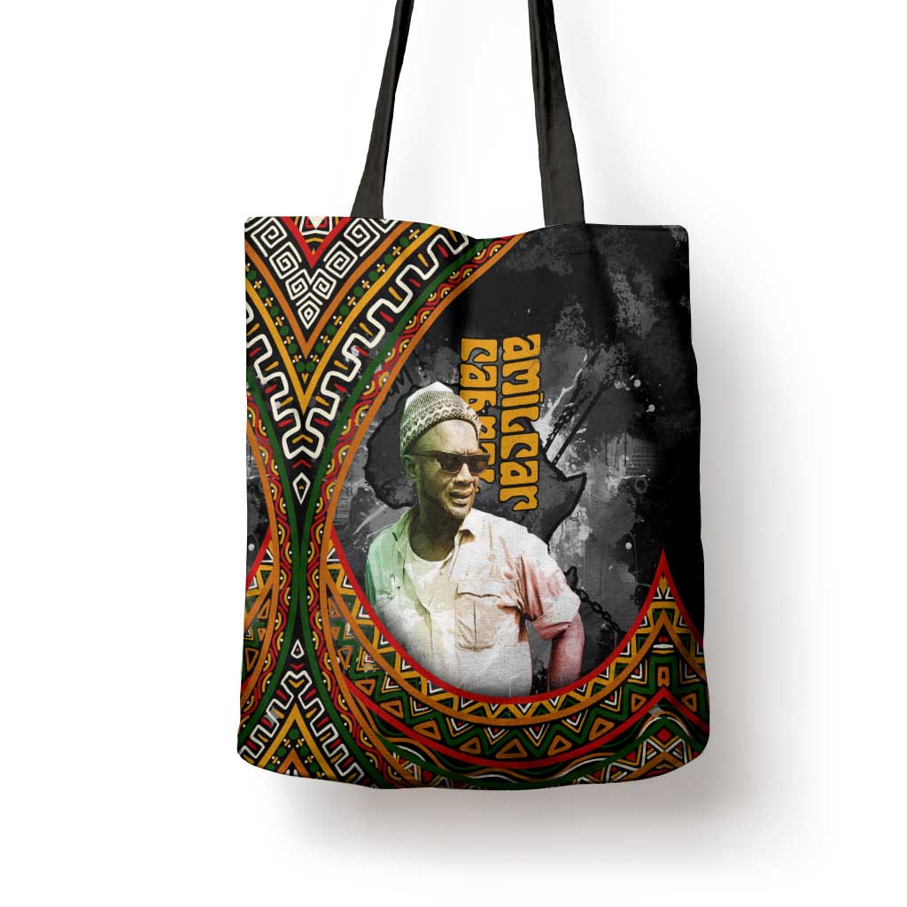 Amilcar Cabral Tote Bag African Map with Chains Freedom Theme ...
