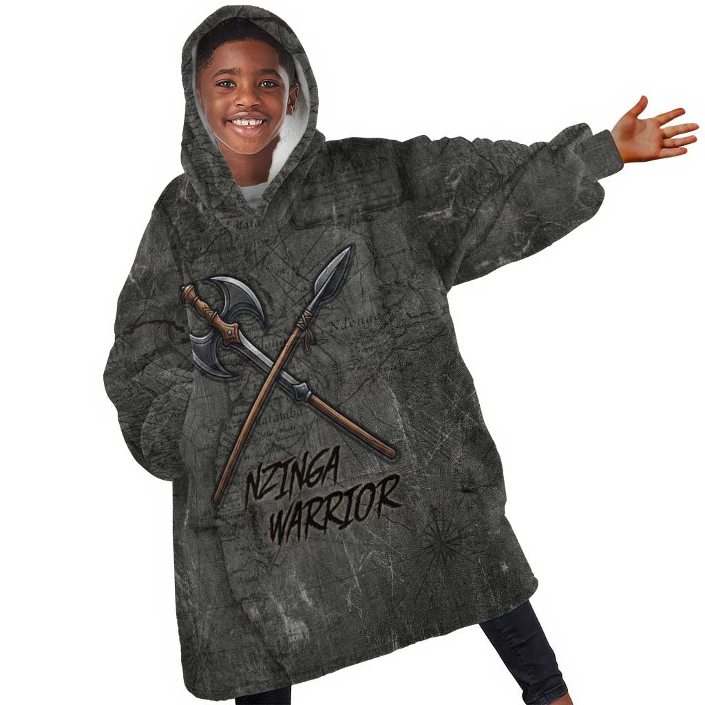 Queen Nzinga Kid Wearable Blanket Hoodie Fierce African Warrior Queen ...