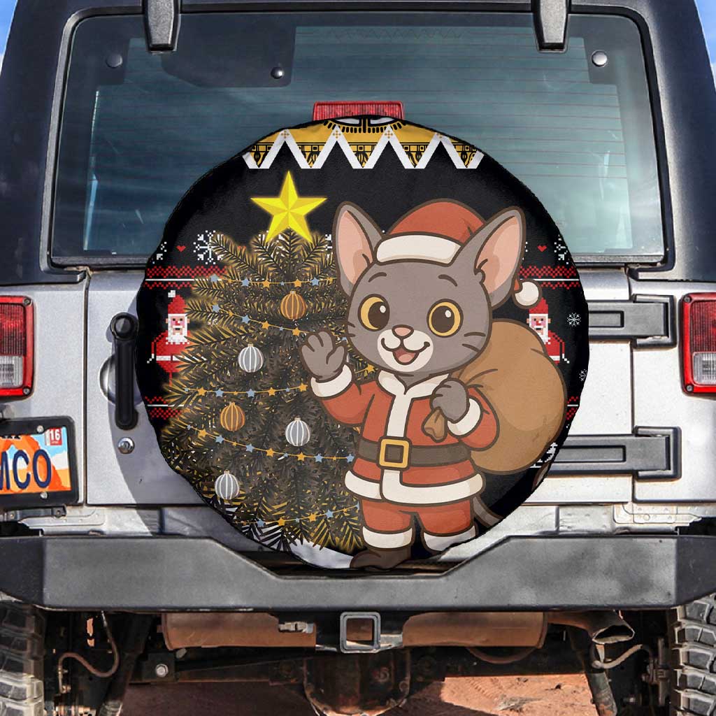 Egypt Christmas Spare Tire Cover Santa Cat Sleigh Reindeer Christmas ...
