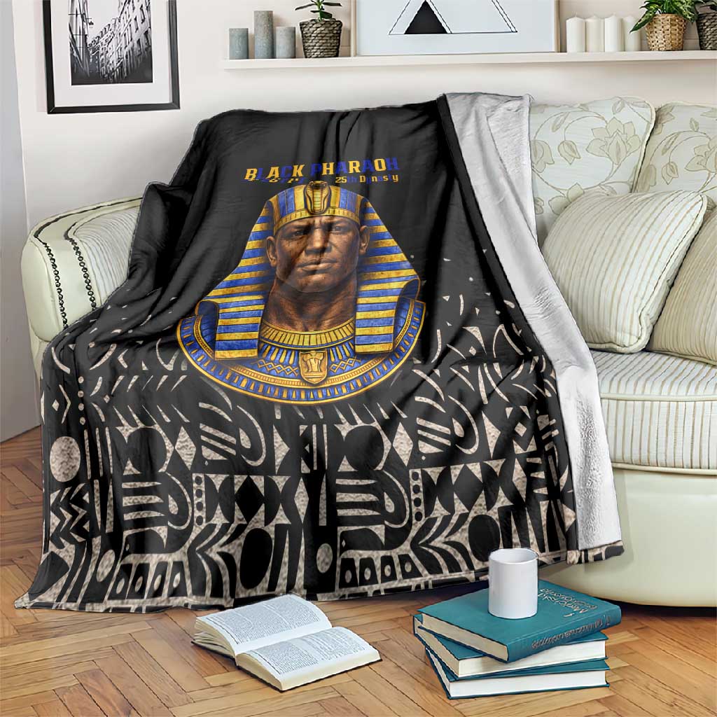 Taharqa Blanket with Black Pharaoh Portrait, 25th Dynasty of Egypt Text ...