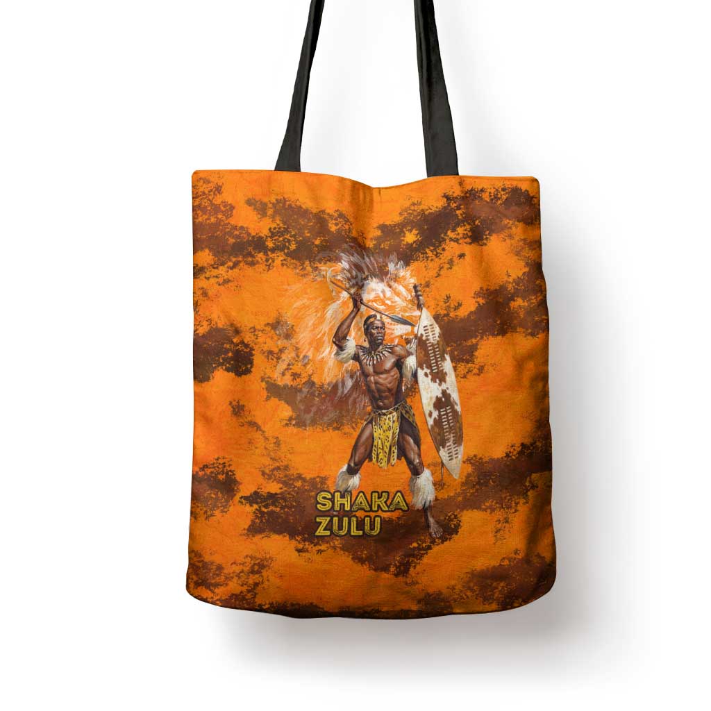 Shaka Zulu Tote Bag Warrior Fiery Roaring Lion - Never Retreat Never ...