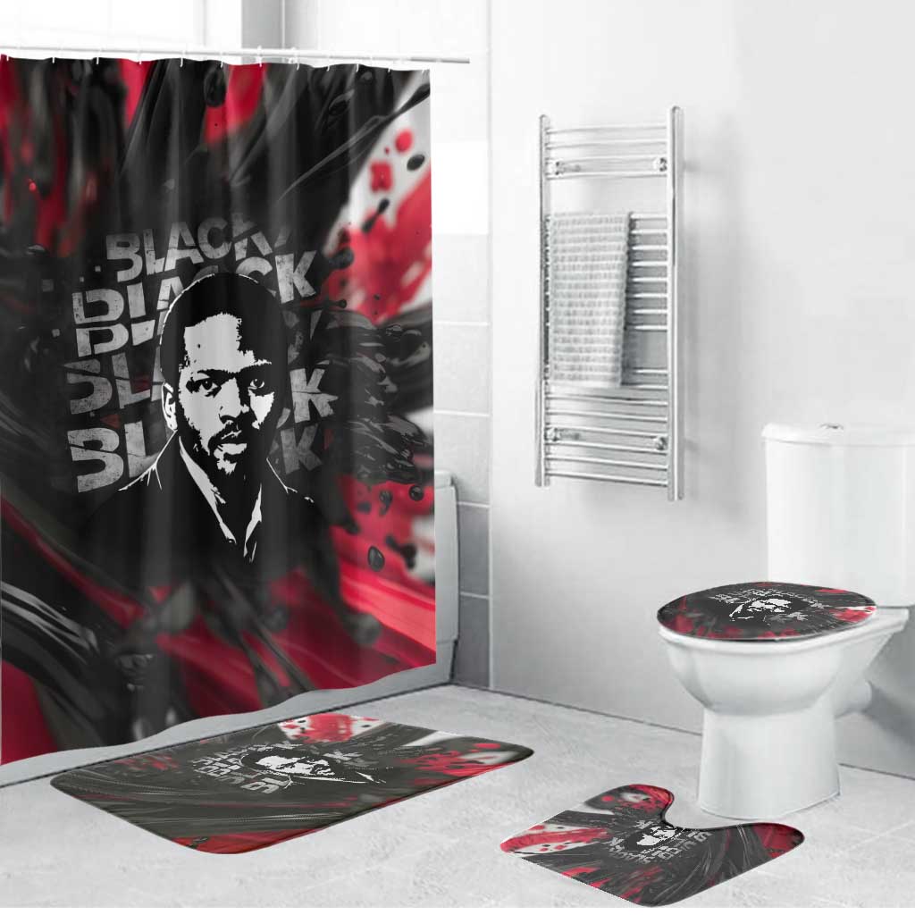 Steve Biko Bathroom Set with Black Consciousness Portrait, Power Fist ...