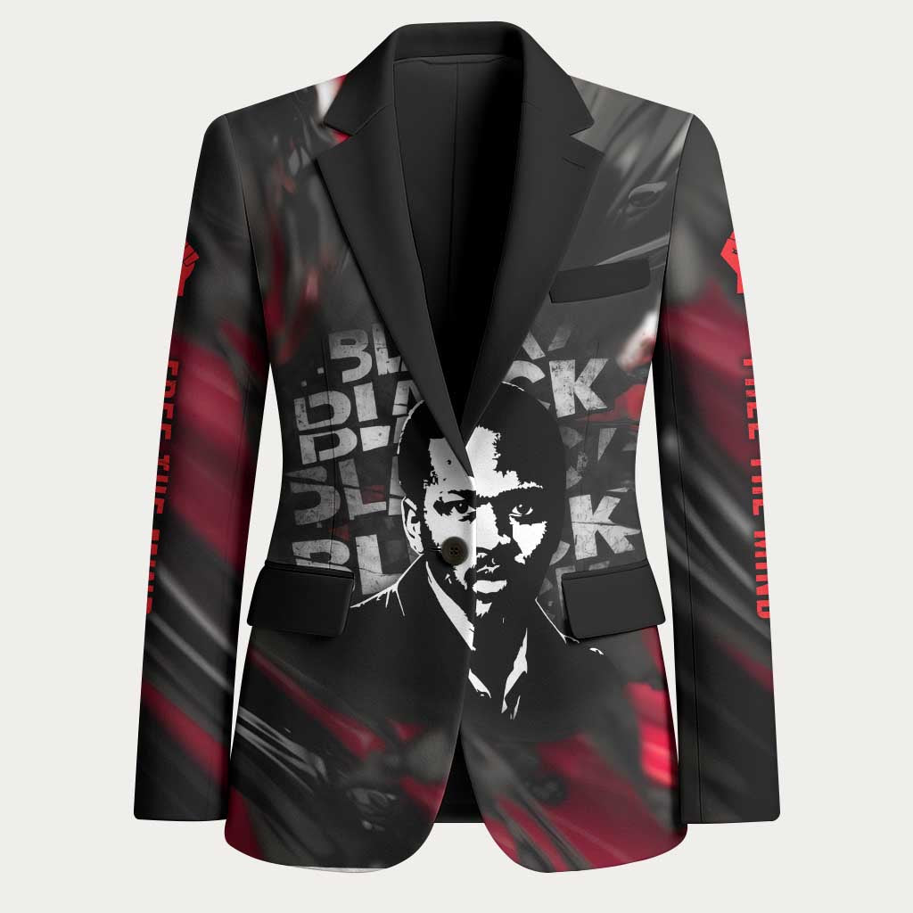 Steve Biko Blazer with Black Consciousness Portrait, Power Fist Symbol ...