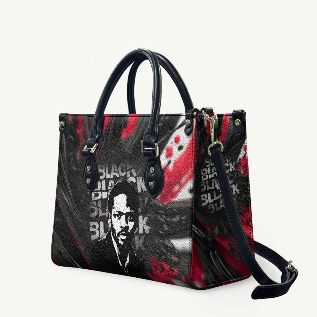 Steve Biko Leather Bag with Black Consciousness Portrait, Power Fist ...