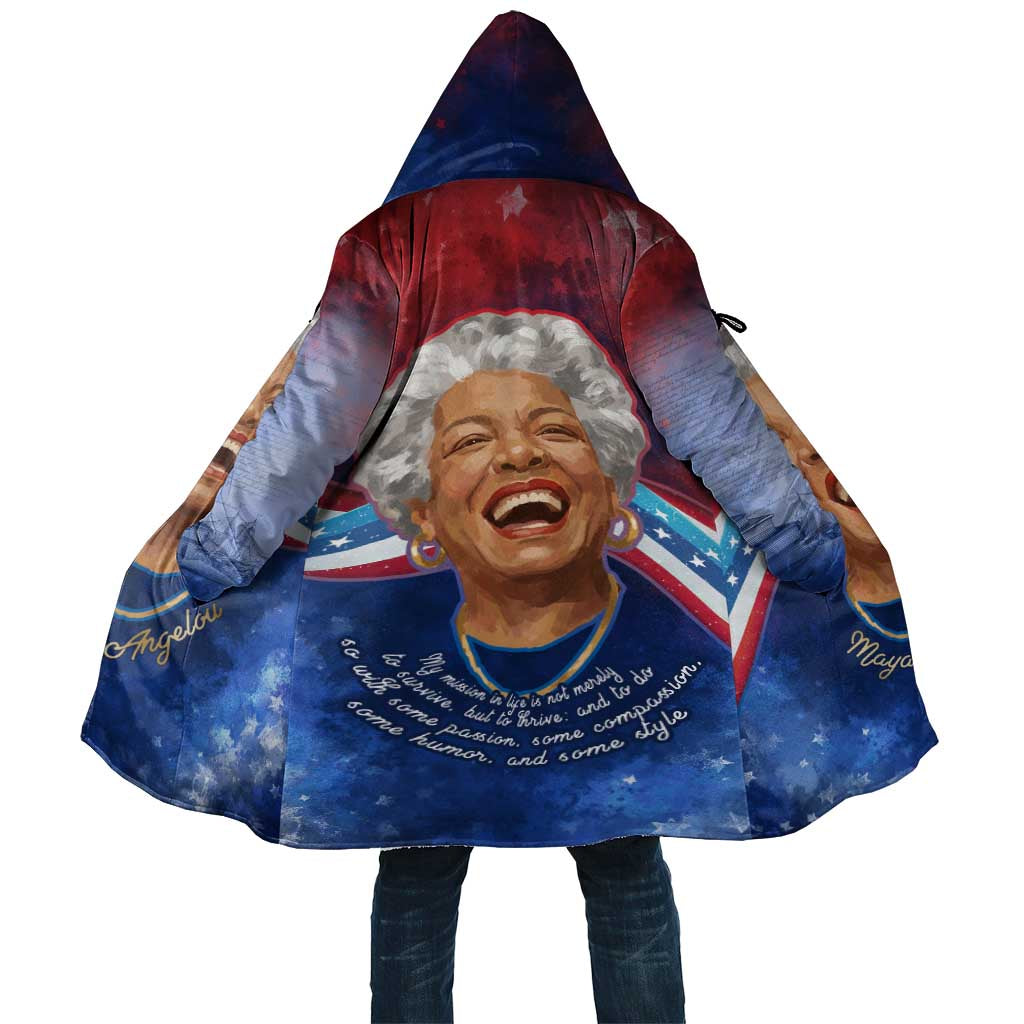 Maya Angelou Cloak Inspirational Life Mission Quote Celebration of Joy ...