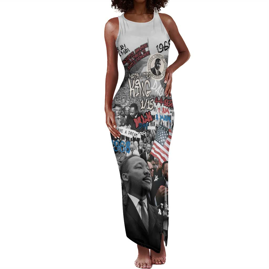 Martin Luther King Day Afro Tank Maxi Dress Civil Rights Leader ...