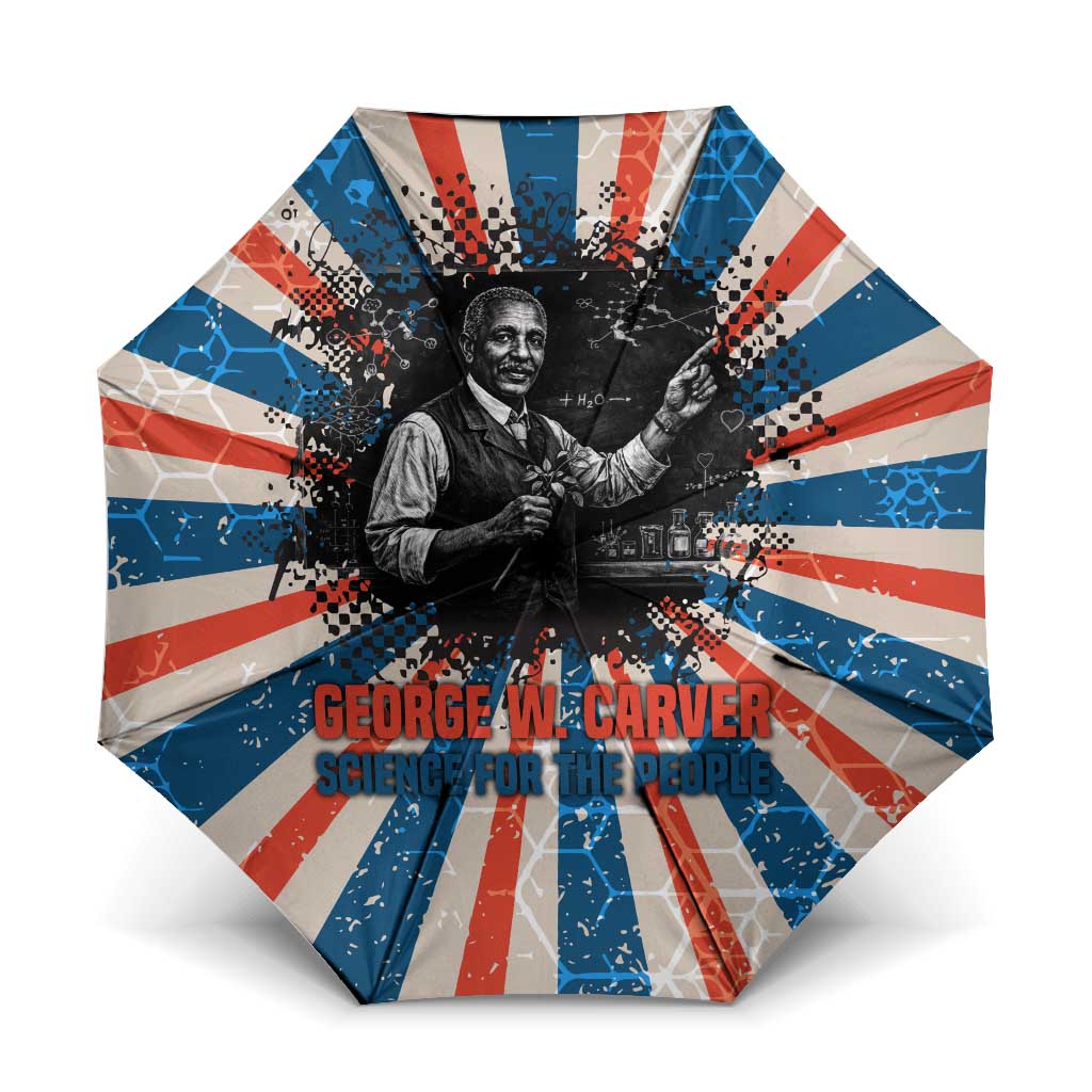 George Washington Carver Umbrella with Science Teaching Scene ...