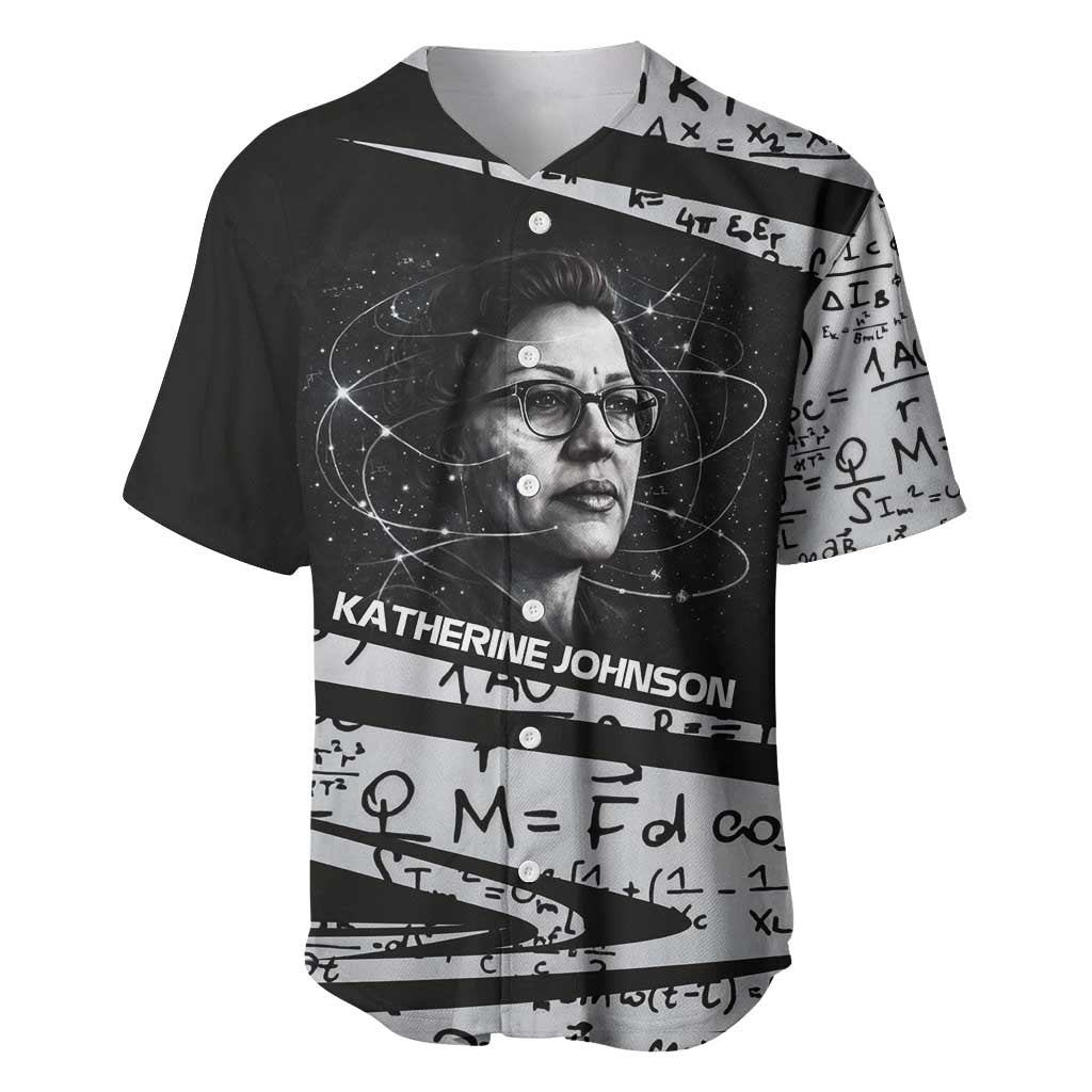 Katherine Johnson Baseball Jersey with Orbital Space Portrait, Historic ...