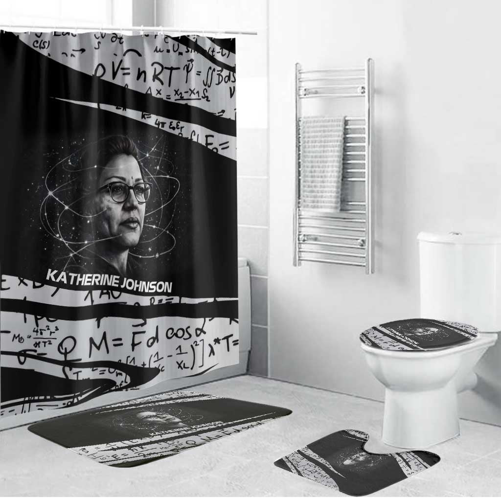 Katherine Johnson Bathroom Set with Orbital Space Portrait, Historic ...