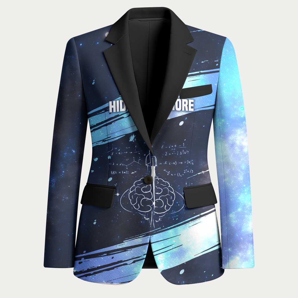 Katherine Johnson Blazer with Galaxy Background, Hidden No More Quote ...